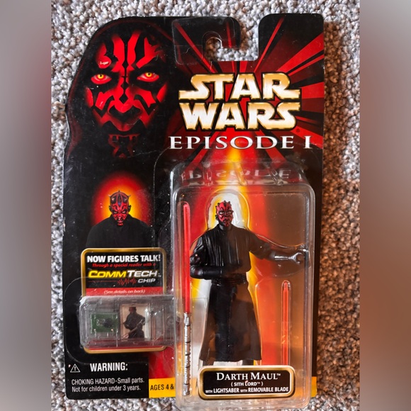 Star Wars | Other | Star Wars Darth Maul Figure With Commtech Reader ...